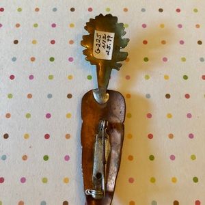 Jewelry | Handmade Copper Brass Carrot Pin | Poshmark